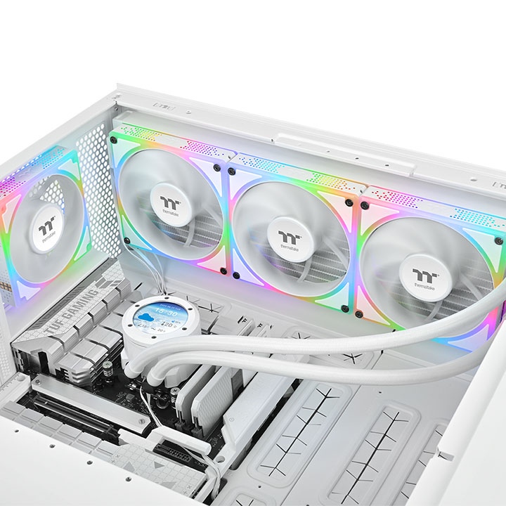TOUGHFAN EX 140 ARGB Sync PC Cooling Fan - White (3-Fan Pack)